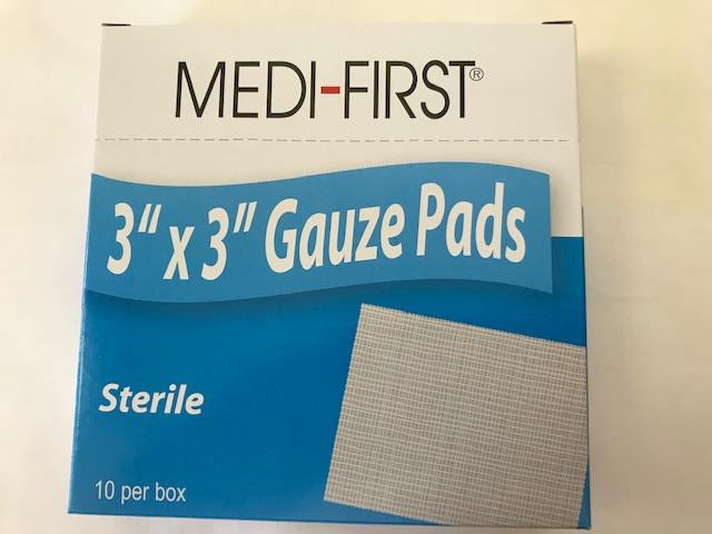 Gauze Pad 3x3 Sterile – Rescue Safety Pacific Hawaii